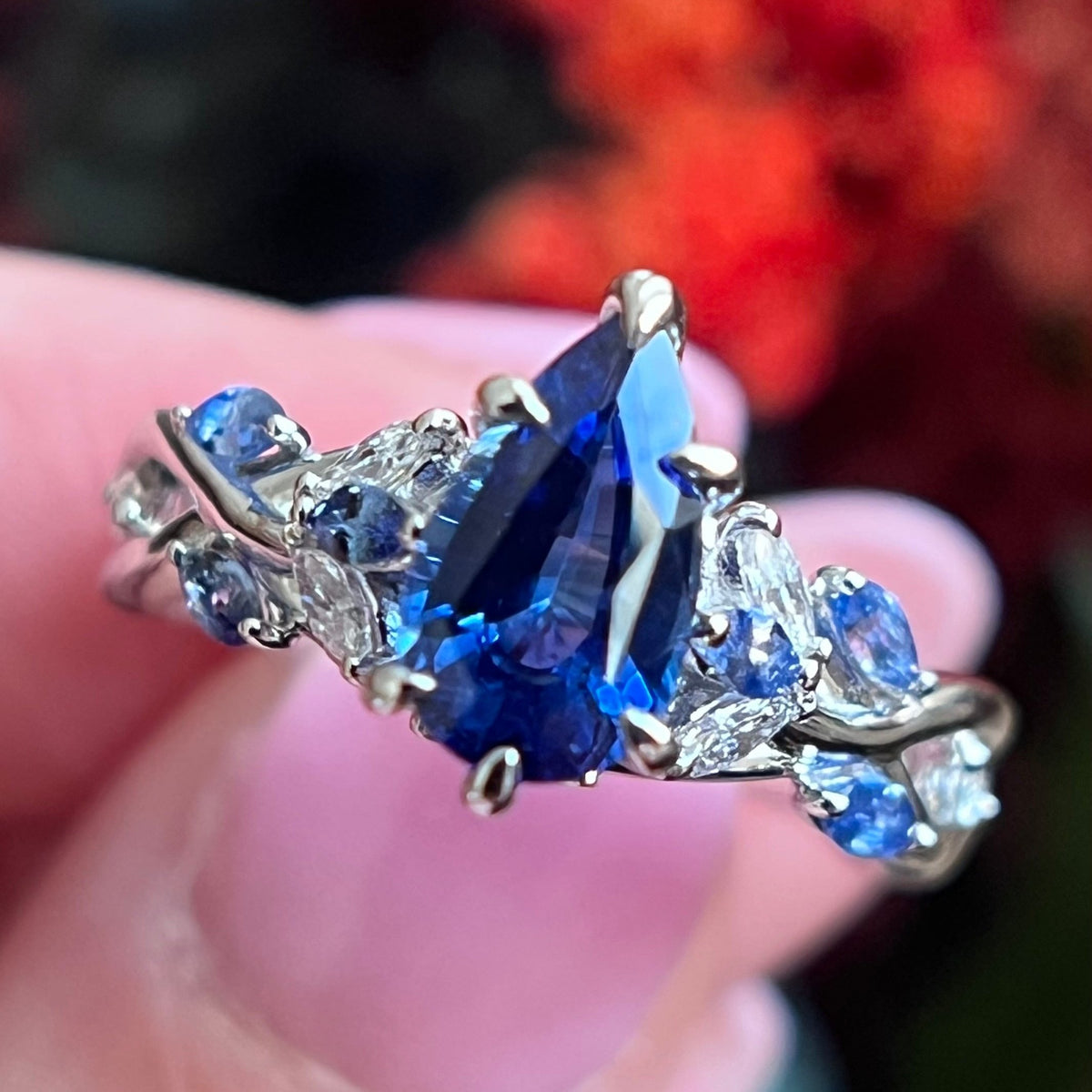 Custom Sapphire Engagement Ring – Rosalee Jewelry